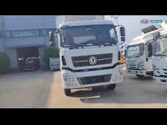 dongfeng freezer van refrigerated box cold storage truck with hydraulic gate