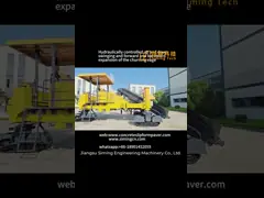 railway slip form concrete machine 3m road construction paver machine