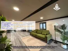 40ft Expandable Container Home with 2 Bedrooms and 75mm Sandwich Panels - 5-Year Warranty Included