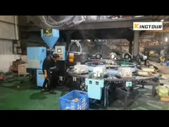 Rotary Shoe Sole Making Machine PVC / TPR / TPU / TR Shoe Sole Molding Machine