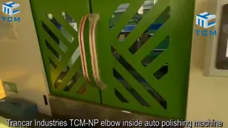 90 degree steel elbow automatic polishing machine asme bpe plc