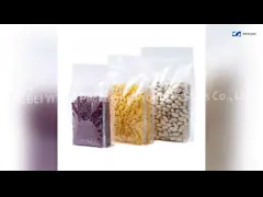 lucency ziplock bag plastic films pe coating transparent color