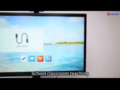 meeting smart board 55 inch 4mm tempered glass interactive display panel with free accessories