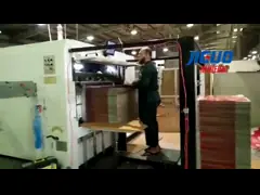 carton semi-automatic die cutting and creasing machine