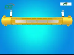 dl618 led atex explosion proof light 80w e with exd iib+h2 t5 gb for hazardous locations