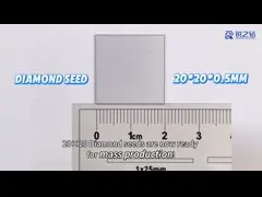 diamond single crystal plates substrates cvd diamond seeds big size 17*17 19*19 20*20