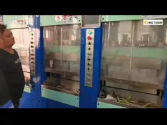 PLC EVA Shoes Injection Machine 6 Station Slipper Injection Molding Machine 121500W