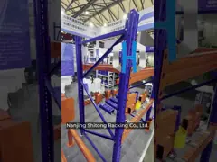 Sistema di scaffalature industriali per magazzino per carichi pesanti con elevata capacità di carico