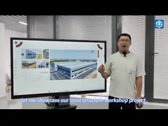 custom steel structure prefab metal warehouse for commercial industrial storage