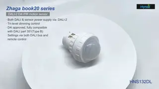 hns132dl dali-2 multi-sensor input device zhaga book 20 small pir sensor dali-2 d4i standards