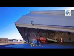 Large Heat Arched Polygon Tent Heavy Duty For Warehouse Storage ODM