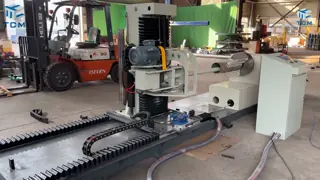 filter housing surface tank polishing machine 3500mm automatic grinding and polishing