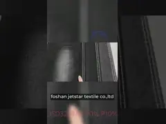 75% cotton 25% polyester twill denim fabric 9.4oz for jeans black/black jsd3239a