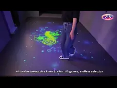 80 Games Floor Projection System 1920*1200 Floor Projection Game System