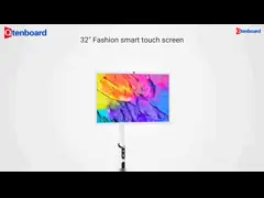 24 inch mobile portable tv tablet touch screen android with stand battery power