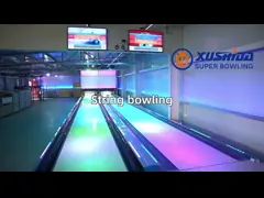 Equipo de pista de bolos de cuerda para adultos y niños