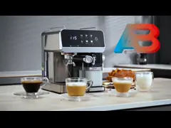 anbo digital professional espresso coffee machine with milk tank