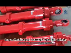 metallurgical telescopic hydraulic cylinder with high temperature resistance and heavy load capacity