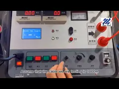 hv bridge method 7500v power cable outer sheath fault tester