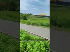 improve construction efficiency with rear-mounted mold cement slipform paver for negative clearance