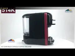 portable italian capsule coffee machine 600ml commercial coffee pot 1450w safety