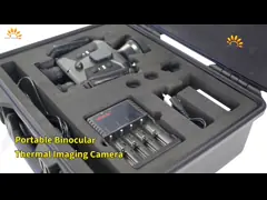 防水手持ち型の赤外線画像の双眼鏡/軍の熱双眼鏡