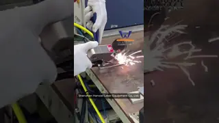 lightweight handheld single wobble laser welding machine for 4mm aluminum welding