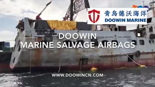 totally enclosed ibus inflatable buoyancy units for marine salvage