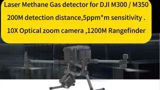 23w dji matrice 350 payload 13.6v drone gas detector high sensitivity