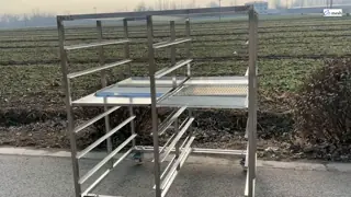 20 layers bakery trolley with trays for drying fruits vegetables