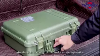 1.4ghz 2.4ghz portable drone detector with 10km full band black white remote control