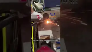 1500w handheld single motor laser welding machine with seven kinds of nozzles
