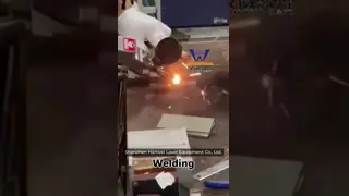 powerful handheld 3-in-1 laser welding machine with 3 modes: welding / cutting / cleaning