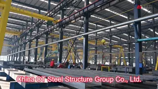weld steel structure warehouse construction multi storey building factory storage