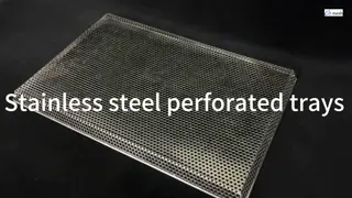 punching mesh oven tray 1mm 1.5mm wire diameter mesh pizza tray