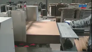 lead edge cardboard corrugated die cutting machine automatic feeding 1320mm sheet