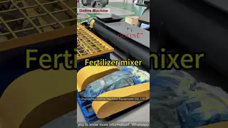 high speed poultry manure organic fertilizer compost mixer fertilizer machine