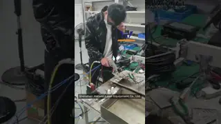 handheld double motor laser welding machine stores 30 different welding parameters