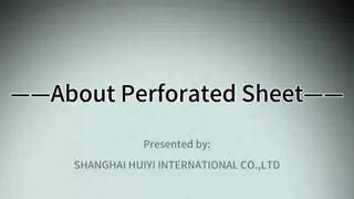 1mm stainless steel perforated metal sheet 304 316 for industry