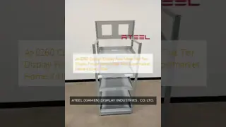 at-0260 custom display rack metal five tier display fixture store usage rack supermarket, home kitch
