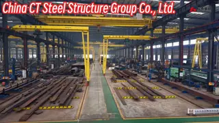 modern design steel structure workshop with sliding door alloy frame