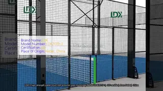 high-strength padel court roof for year-round performance