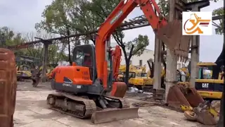 doosan dx75-9c second hand mini excavator 2017 year visibility and safety