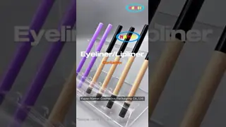 customize lip liner pencil eyebrow eyeliner tube with brush lip liner pencil container with chipper