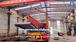 prefabricated steel poultry house q355b beams 20lb roof load