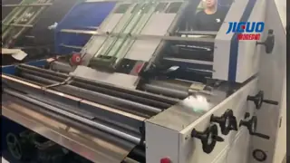 600g/m2 automatic flute laminator machine high speed corrugated cardboard