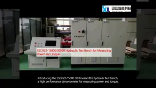 ssch22-15000/30000 electric dynamometer test bench system for measuring hydraulic components perform