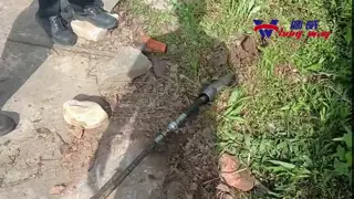 impact moling pneumatic piercing tool for horizontal boring