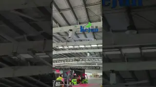 industrial heavy-duty fan 220v 360° rotation with reinforced steel rod 10,000m³/h airflow for factor
