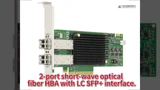 Scheda HBA Dual Port Emulex LPe31002 32GFC SFP+ Host Bus Adapter